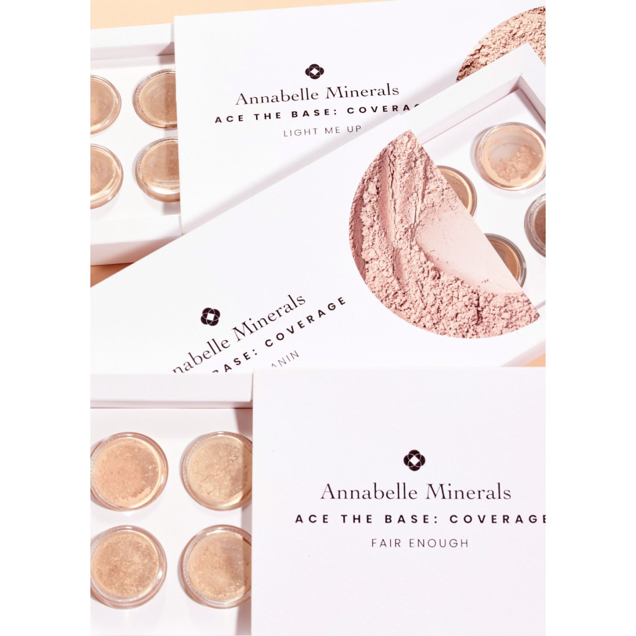Foundation trial kit for pale to fair skin
