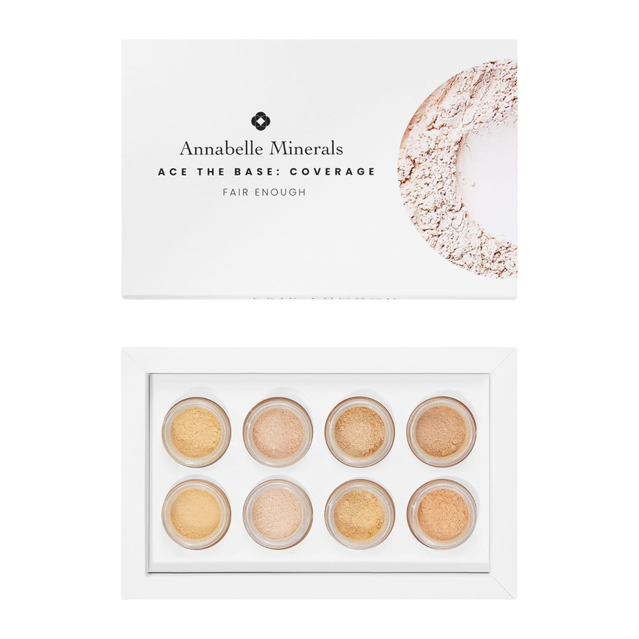 Foundation trial kit for pale to fair skin